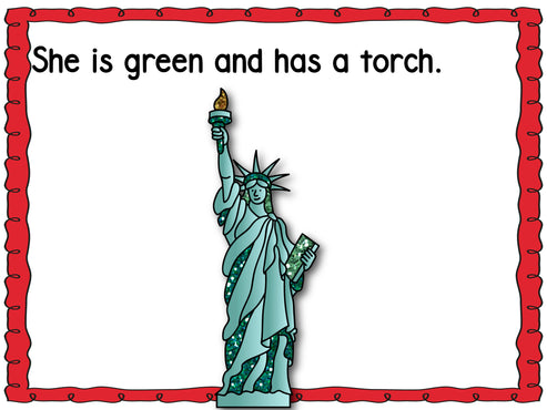 American Symbols Emergent Reader – The Kindergarten Smorgasboard Online ...