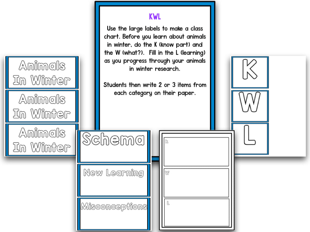 Animals In Winter Research Project – The Kindergarten Smorgasboard ...
