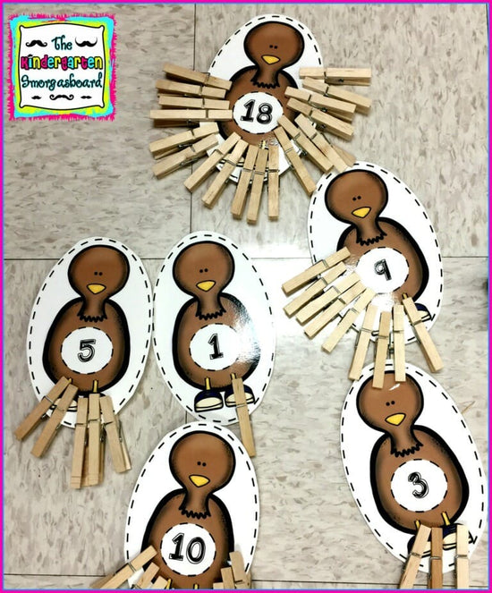 Where Are My Feathers? Counting Center – The Kindergarten Smorgasboard ...