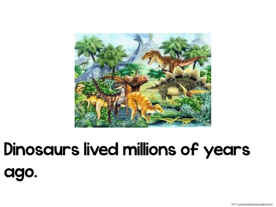 Dinosaurs! Emergent Reader – The Kindergarten Smorgasboard Online Store