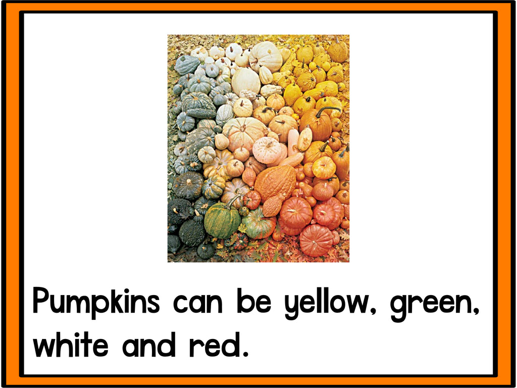 Giant Pumpkins Emergent Reader – The Kindergarten Smorgasboard Online Store