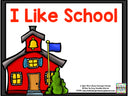 I Like School Emergent Reader – The Kindergarten Smorgasboard Online Store