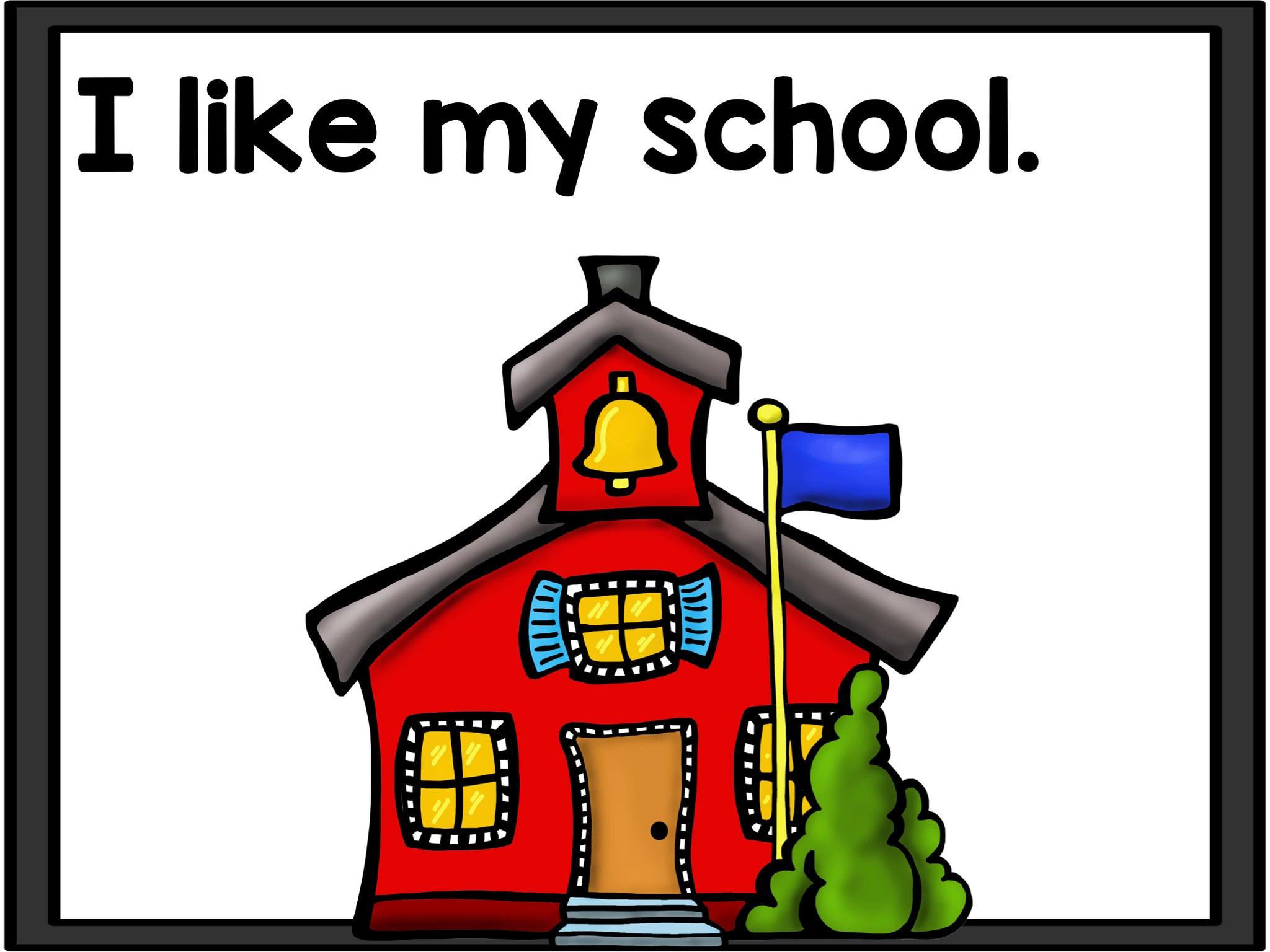 I Like School Emergent Reader – The Kindergarten Smorgasboard Online Store