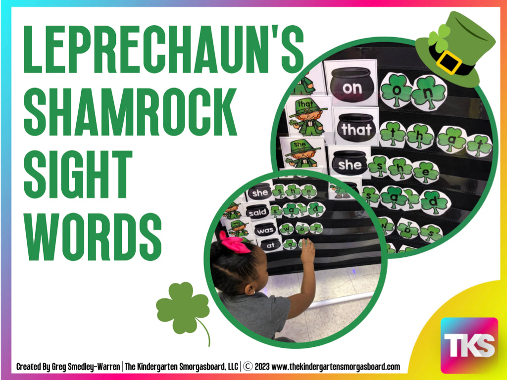 Leprechaun's Shamrock Editable Sight Words – The Kindergarten ...