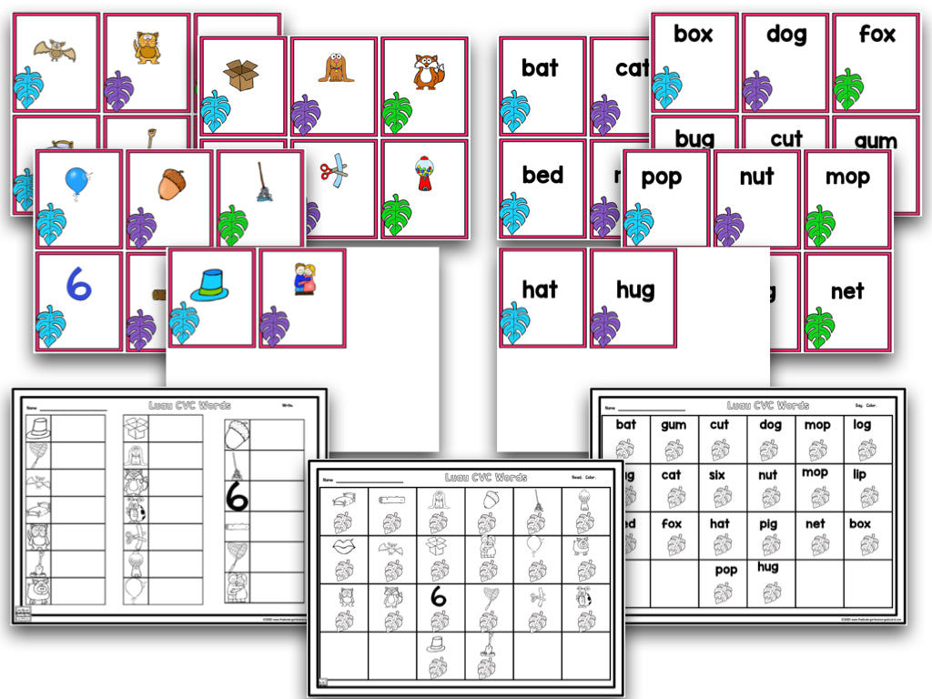 Luau Activities & Materials – The Kindergarten Smorgasboard Online Store