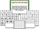 Christmas Tree Blackline Math and Literacy Centers – The Kindergarten ...