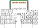 Christmas Tree Blackline Math and Literacy Centers – The Kindergarten ...