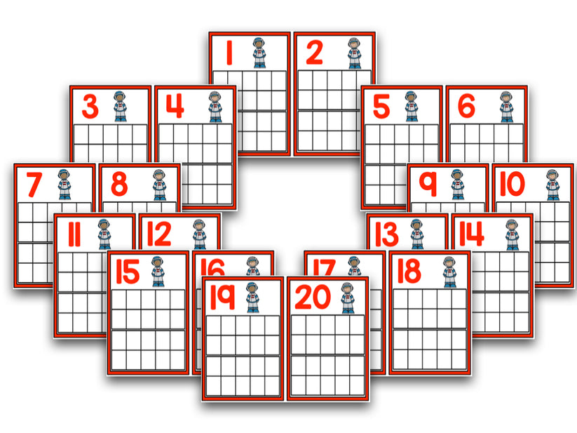 Digital Ten Frame Cards – The Kindergarten Smorgasboard Online Store