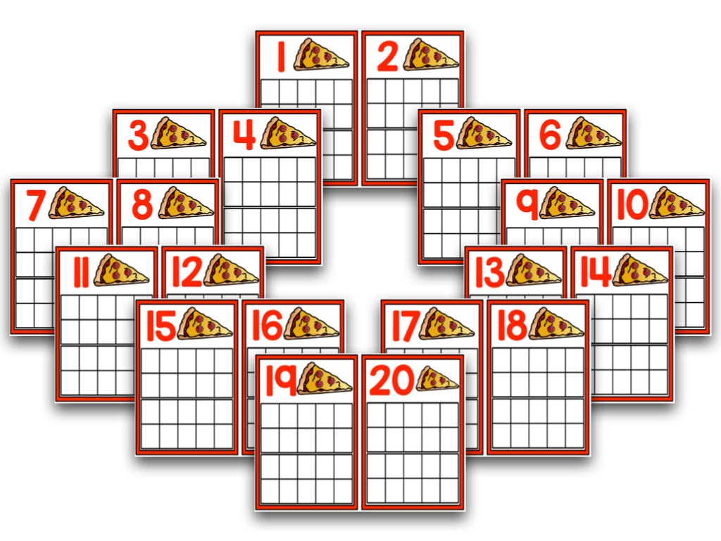 Digital Ten Frame Cards – The Kindergarten Smorgasboard Online Store