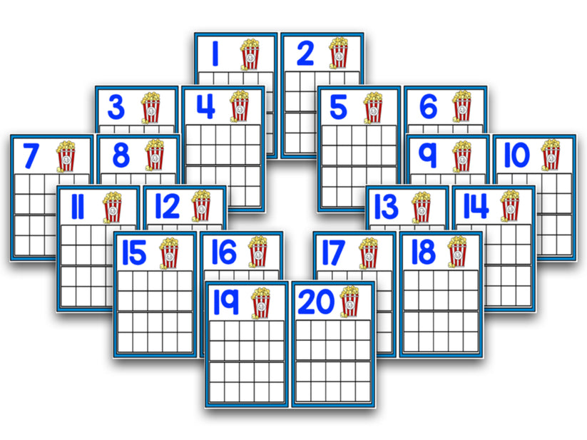 Digital Ten Frame Cards – The Kindergarten Smorgasboard Online Store