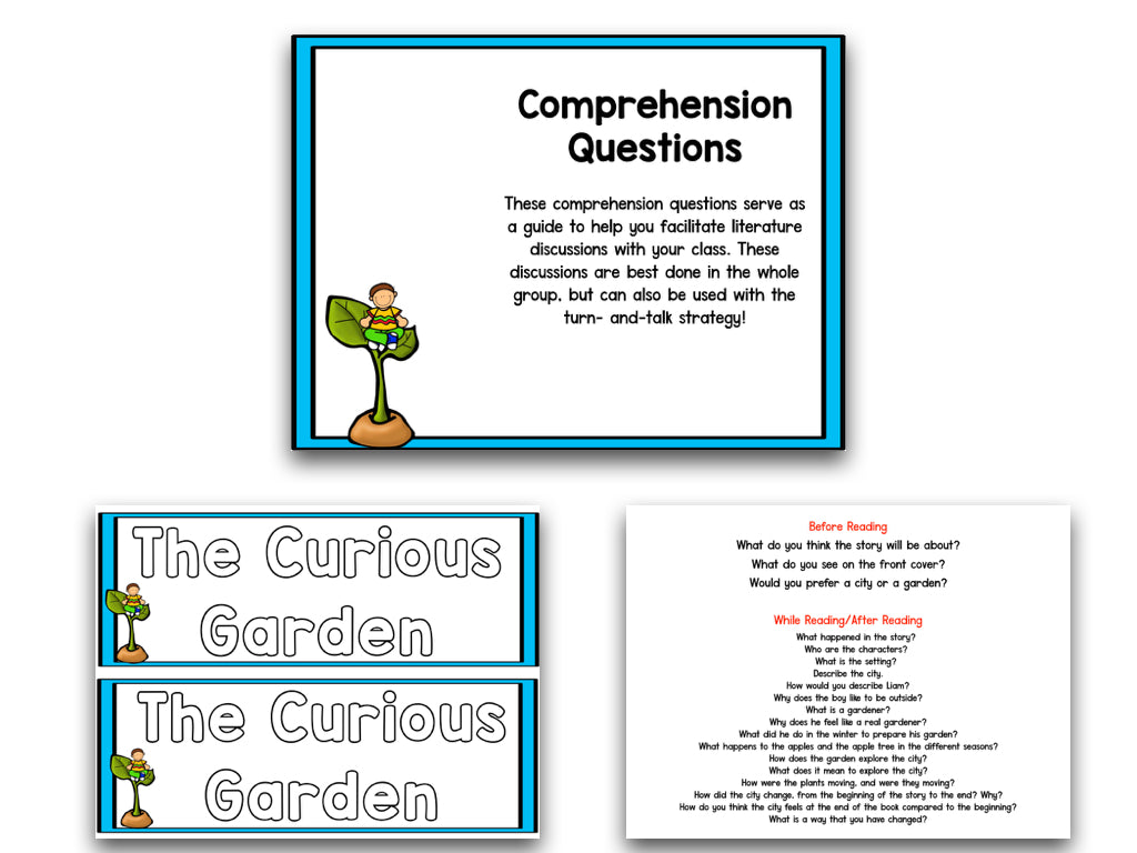 Read It Up! The Curious Garden – The Kindergarten Smorgasboard Online Store