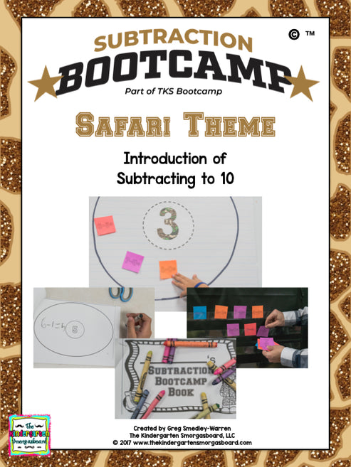 Subtraction Bootcamp: Subtracting to 10 (Safari Theme) – The ...