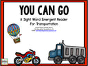 You Can Go! Emergent Reader – The Kindergarten Smorgasboard Online Store