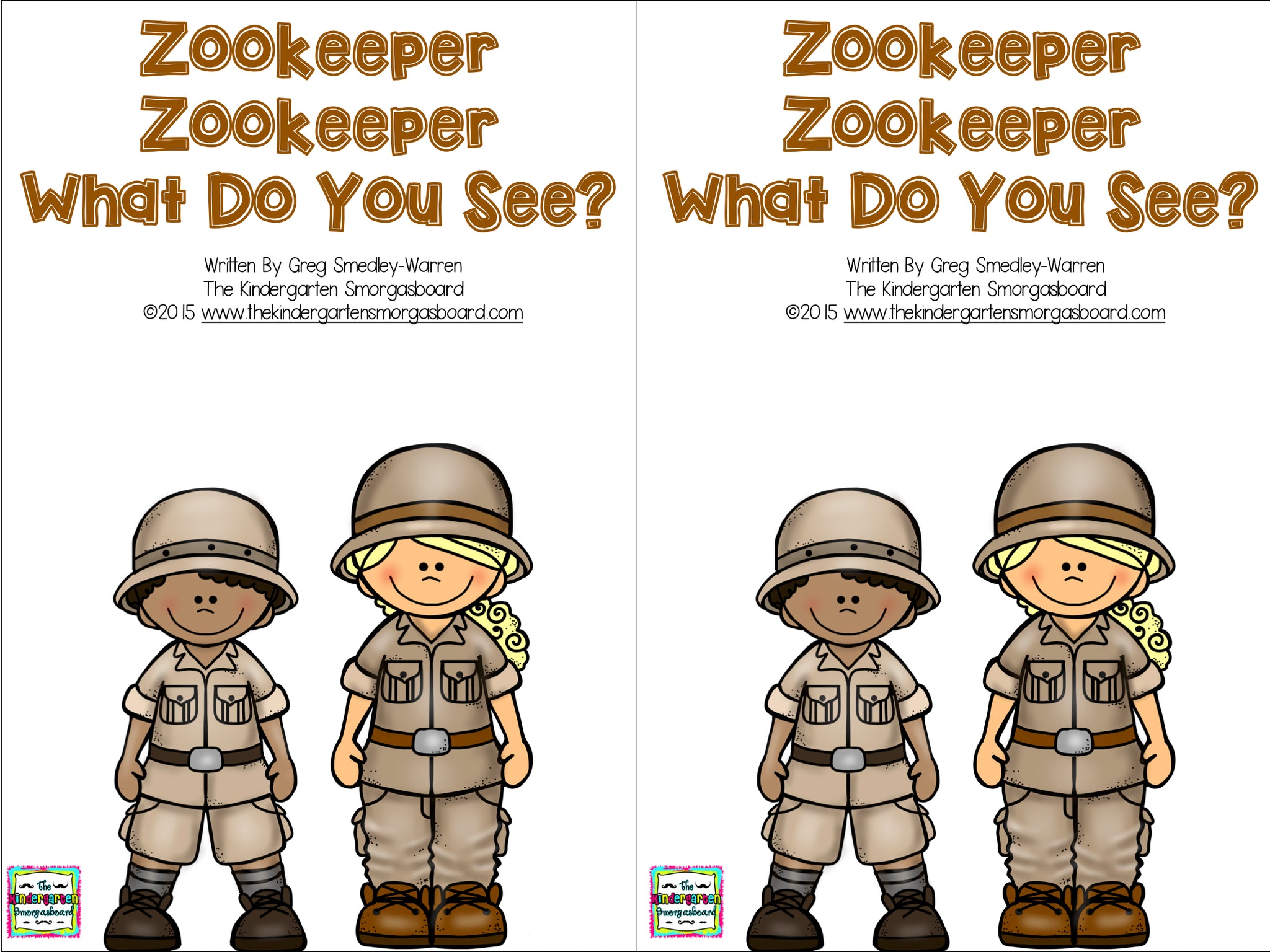 Zookeeper, Zookeeper, What Do You See? Emergent Reader – The ...